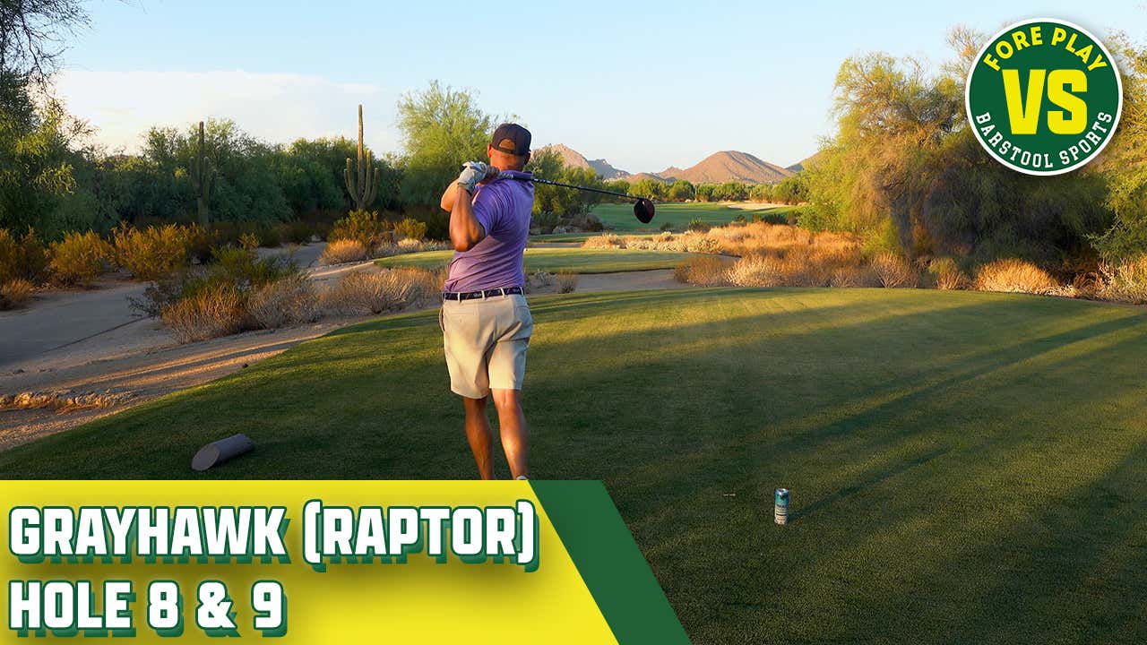 Riggs Vs Grayhawk (Raptor), Holes 8 & 9, Presented by Truly | Barstool ...