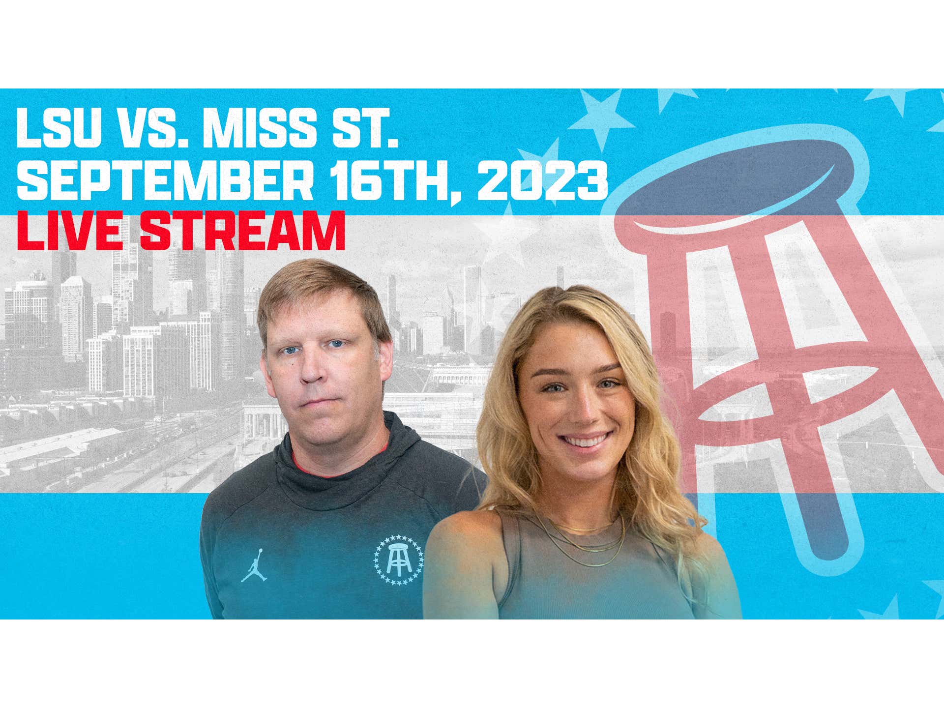 Live from Chicago for LSU vs Miss State presented by @fireballwhiskey ...