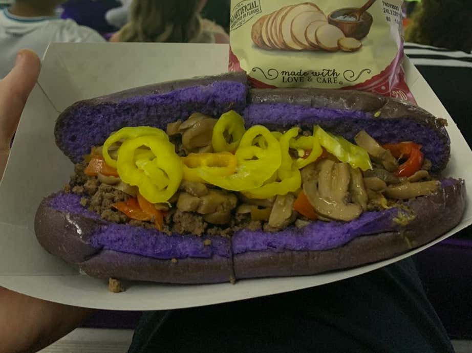 Somebody Needs To Be Thrown In Jail Over This Purple Cheesesteak In ...