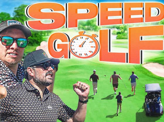 SPEED GOLF: We Compete To See Who The Fastest Golfers On The Show Are ...
