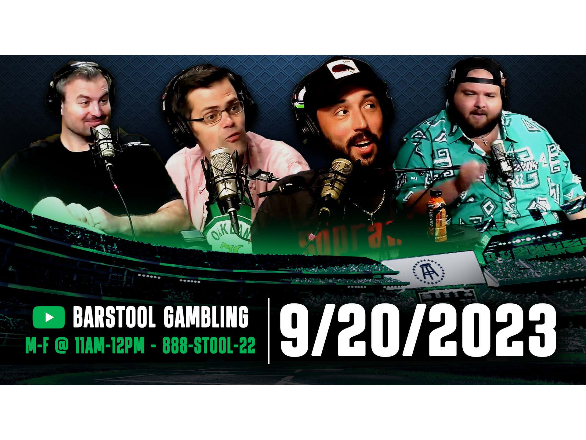 Barstool Sports Picks Central | Wednesday, September 20th, 2023 | Barstool Bets