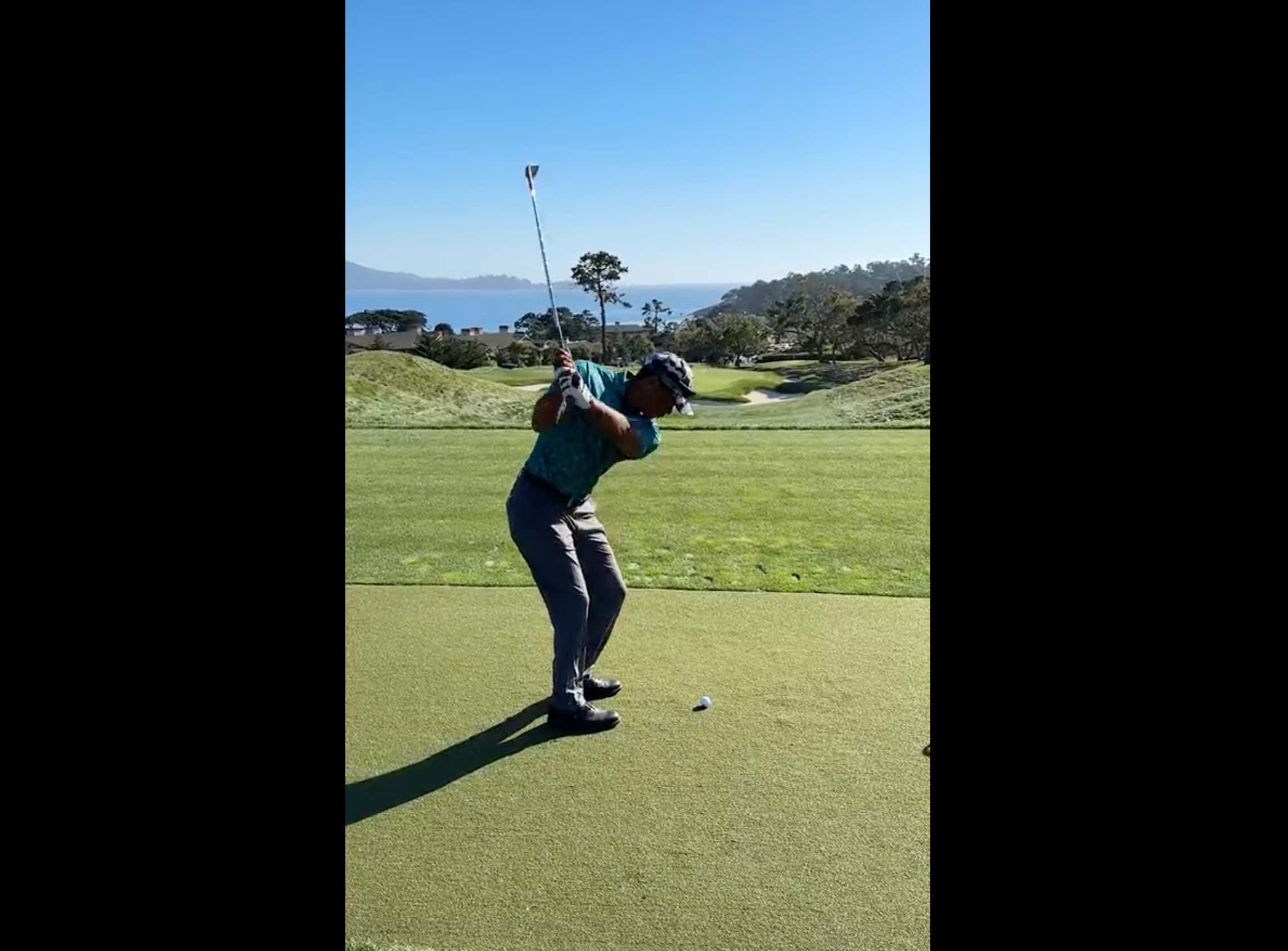 ALERT: TIGER WOODS IS HITTING GOLF BALLS AT PEBBLE | Barstool Sports