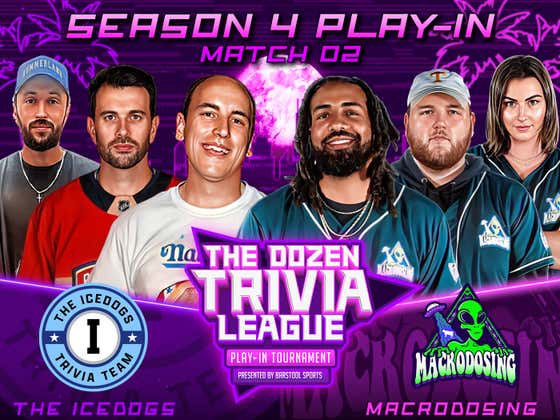 The Icedogs vs. Macrodosing | Match 02 - The Dozen Trivia League Season ...