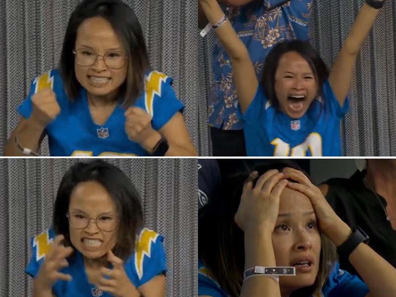 This Lady Showed The Whole World What It's Like To Be A Chargers Fan ...