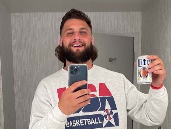 Dana Beers Went For 25 And 15 Last Night For The Barstool Basketball ...