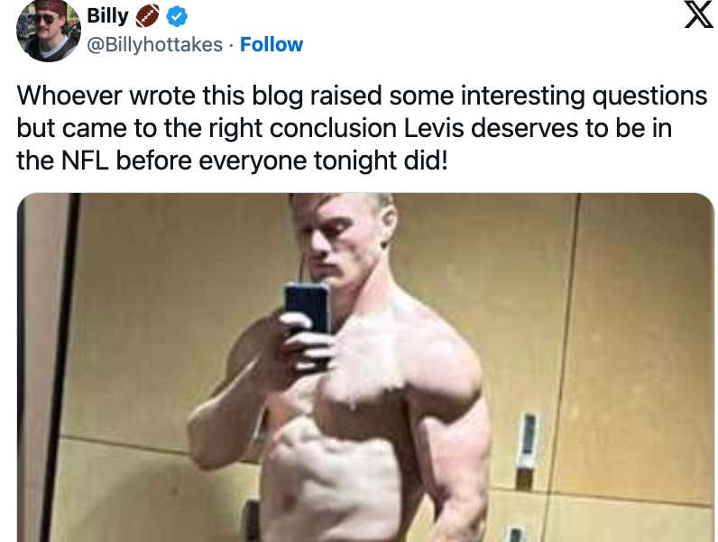 Stop Right Now And Give Billy Football All The Credit In The World For ...