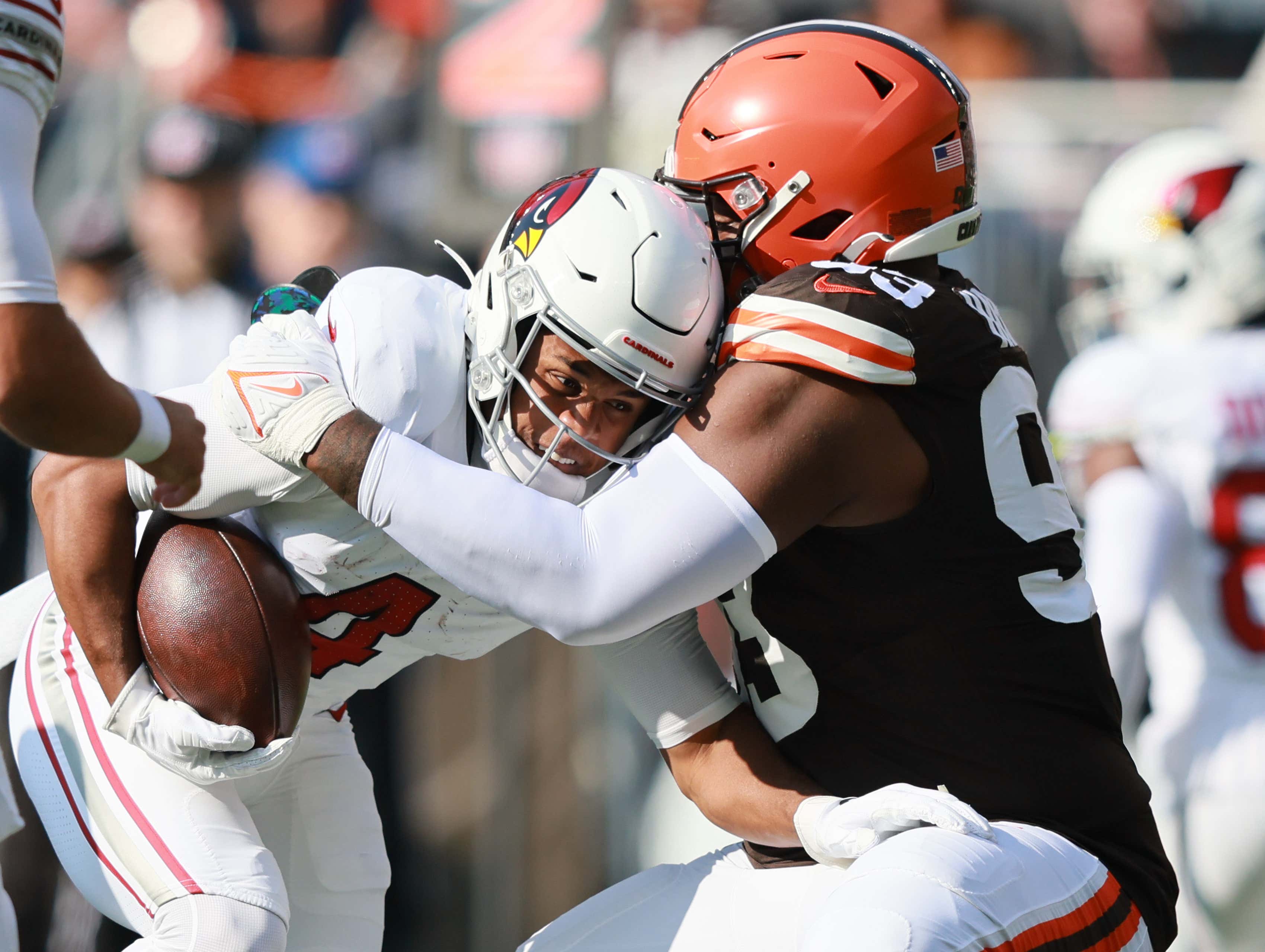 The Browns Defense Held The Cardinals To 58 Total Yards And Made Them ...