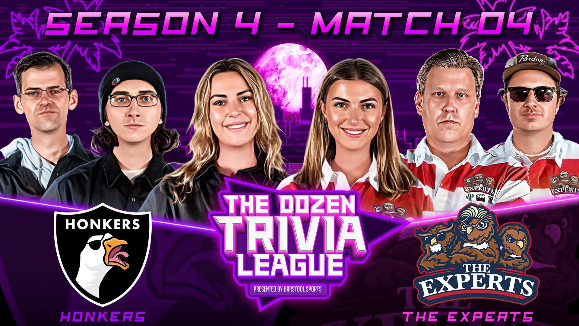Fran, Brandon, PFT & The Expert vs. Honkers | Match 04, Season 4 - The ...
