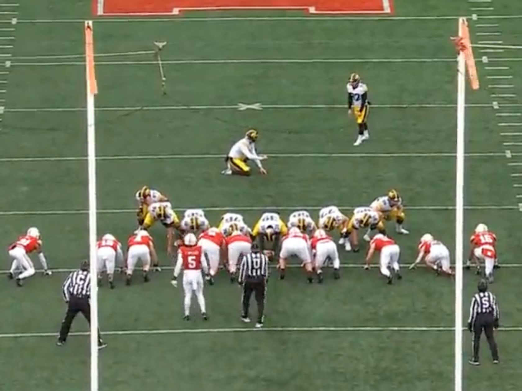 Iowa Brought In Its BACKUP Kicker For The Game-Winning Field Goal ...