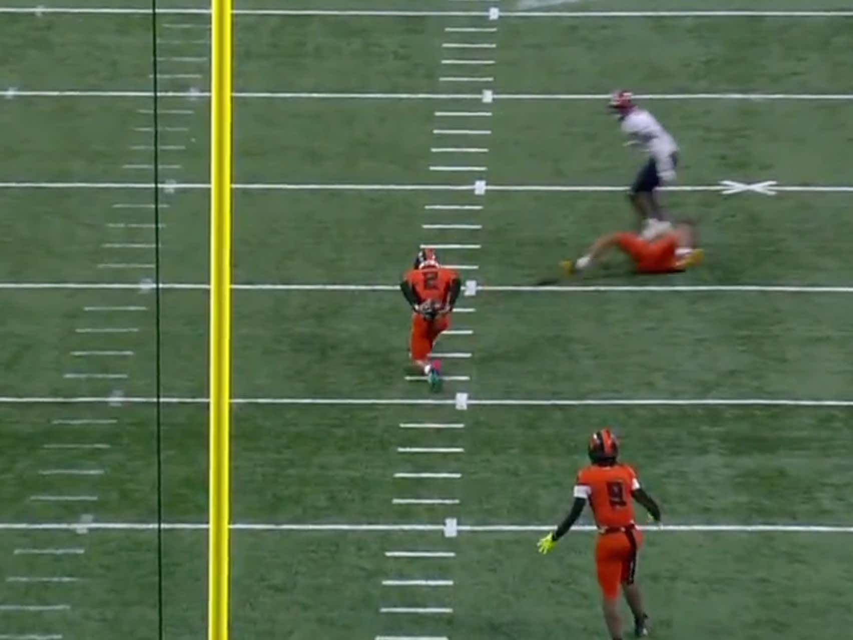 This High Schooler In Michigan Made One Of The Slickest Interceptions ...