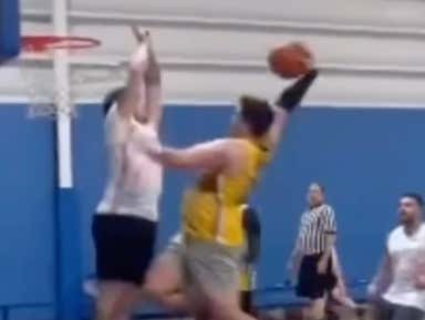 This Men's League Basketball League Where Guys Destroy Each Other On An ...