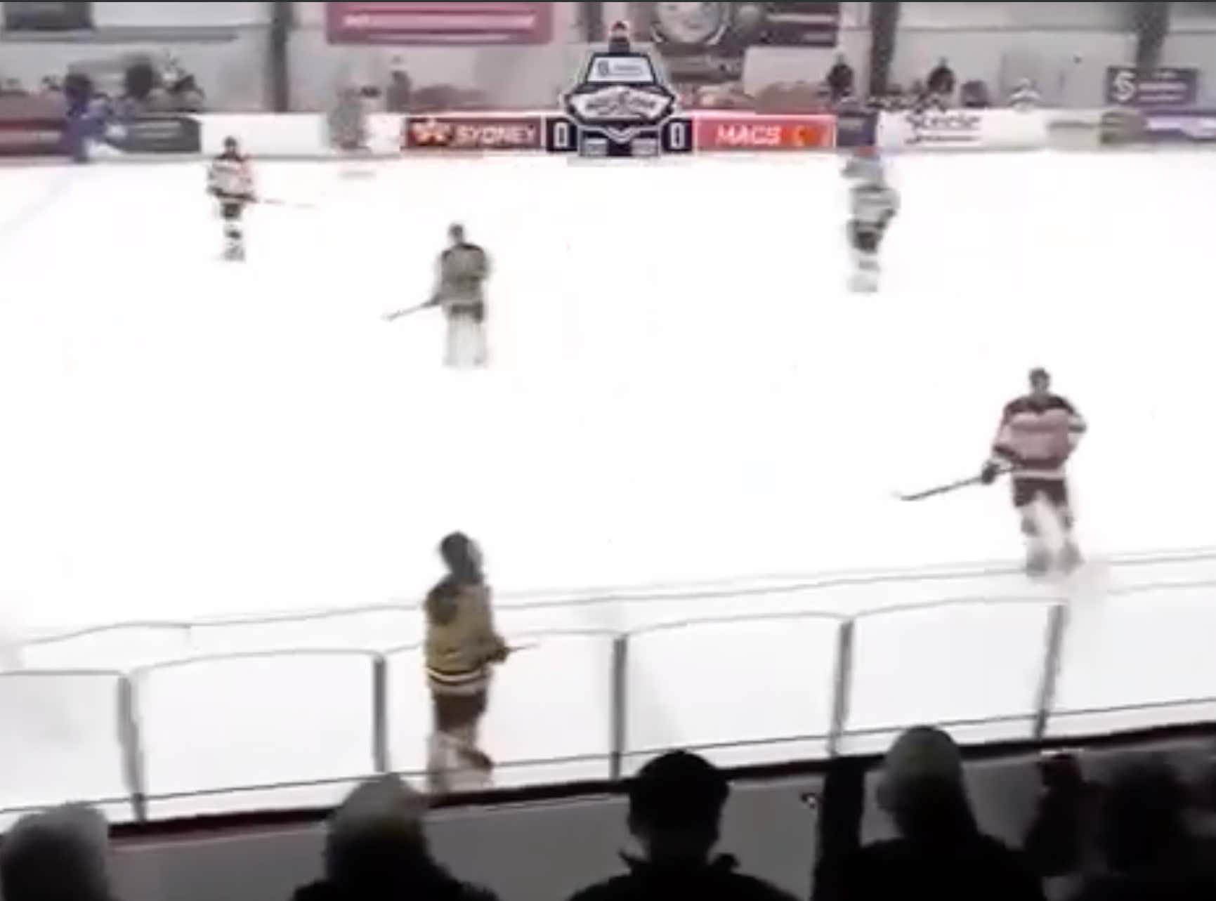 MUST-LISTEN: Hockey Announcer's Life Flashes In Front Of His Eyes After ...