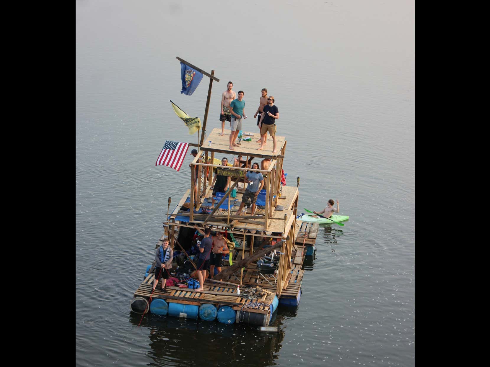 Dudes Rock: College Kids Built A Raft And Spend 4-5 Days Every Summer ...