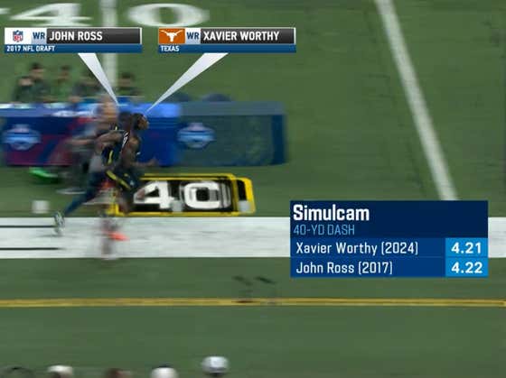 Texas WR Xavier Worthy Breaks The NFL Combine 40 Record And Is Drafted ...