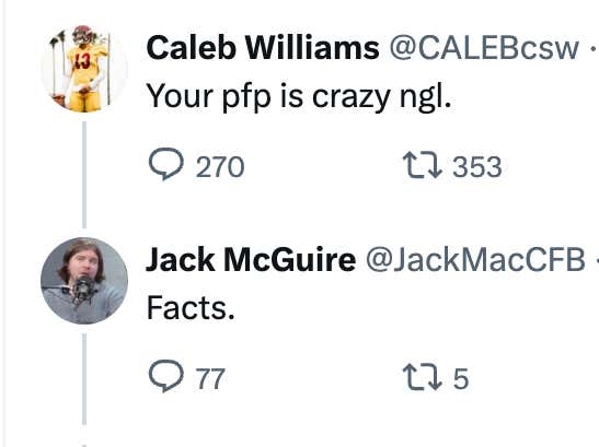 I Stand With Caleb Williams In His Internet Fight With Jack Mac ...