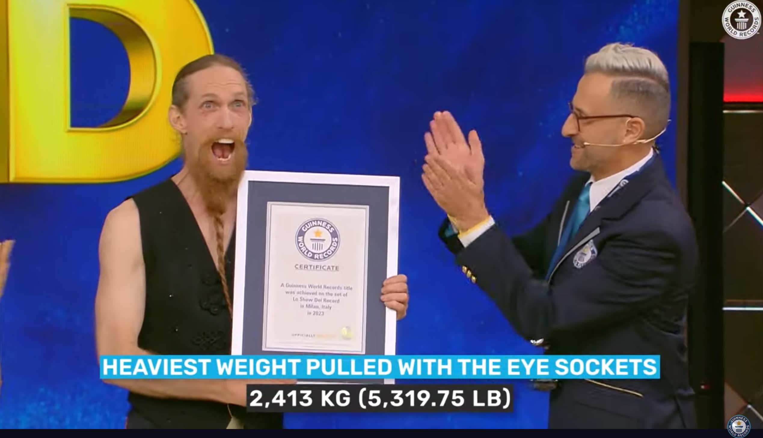 Carny Strength At Its Finest: Guy Sets Two Guinness World Records For ...