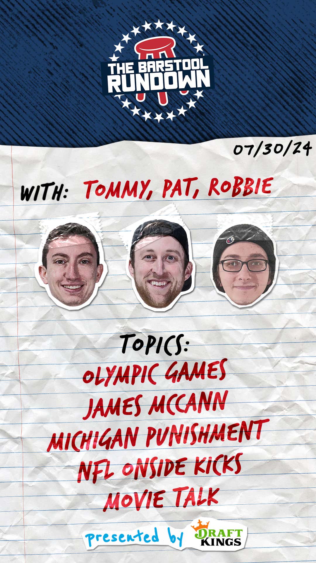 Robbie Fox Takes Home The Medal - July 30th, 2024 - Barstool Rundown ...