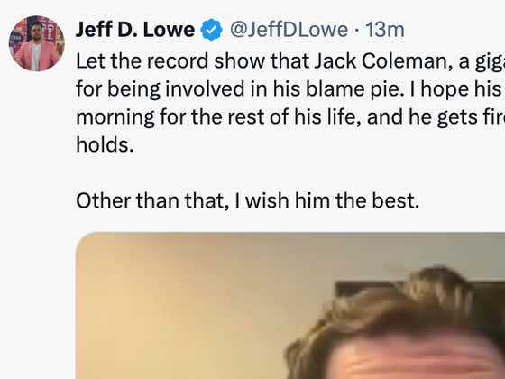 Jeff D. Lowe Goes Scorched Earth On Coleman After Getting Called Out By ...