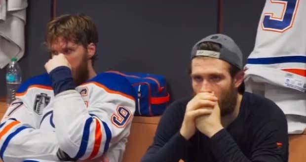 The Video Of The Oilers Lockerroom After Losing Game 7 Of The Stanley ...