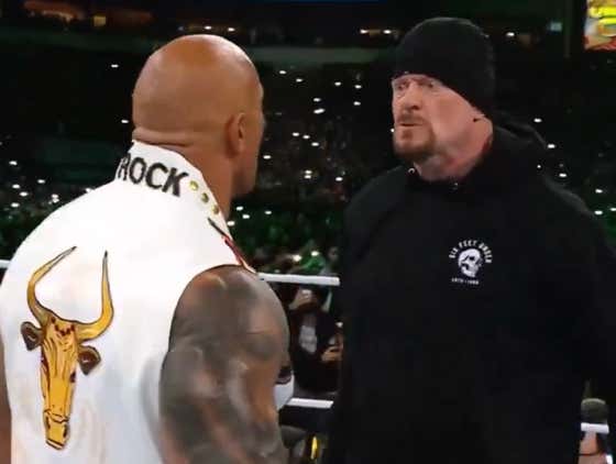 The Undertaker Says He Didn't Know He Would Be Chokeslamming The Rock ...