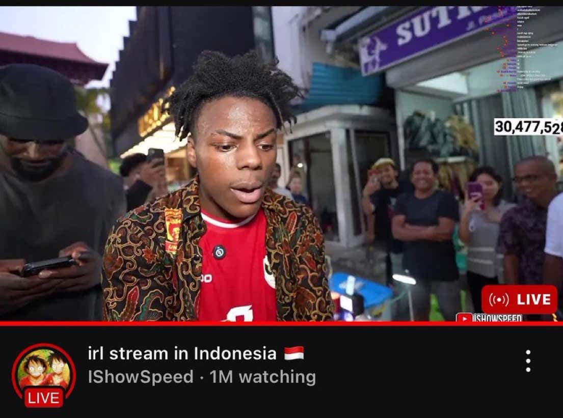 Streamer IShowSpeed Broke A Record By Having Over One MILLION Viewers ...
