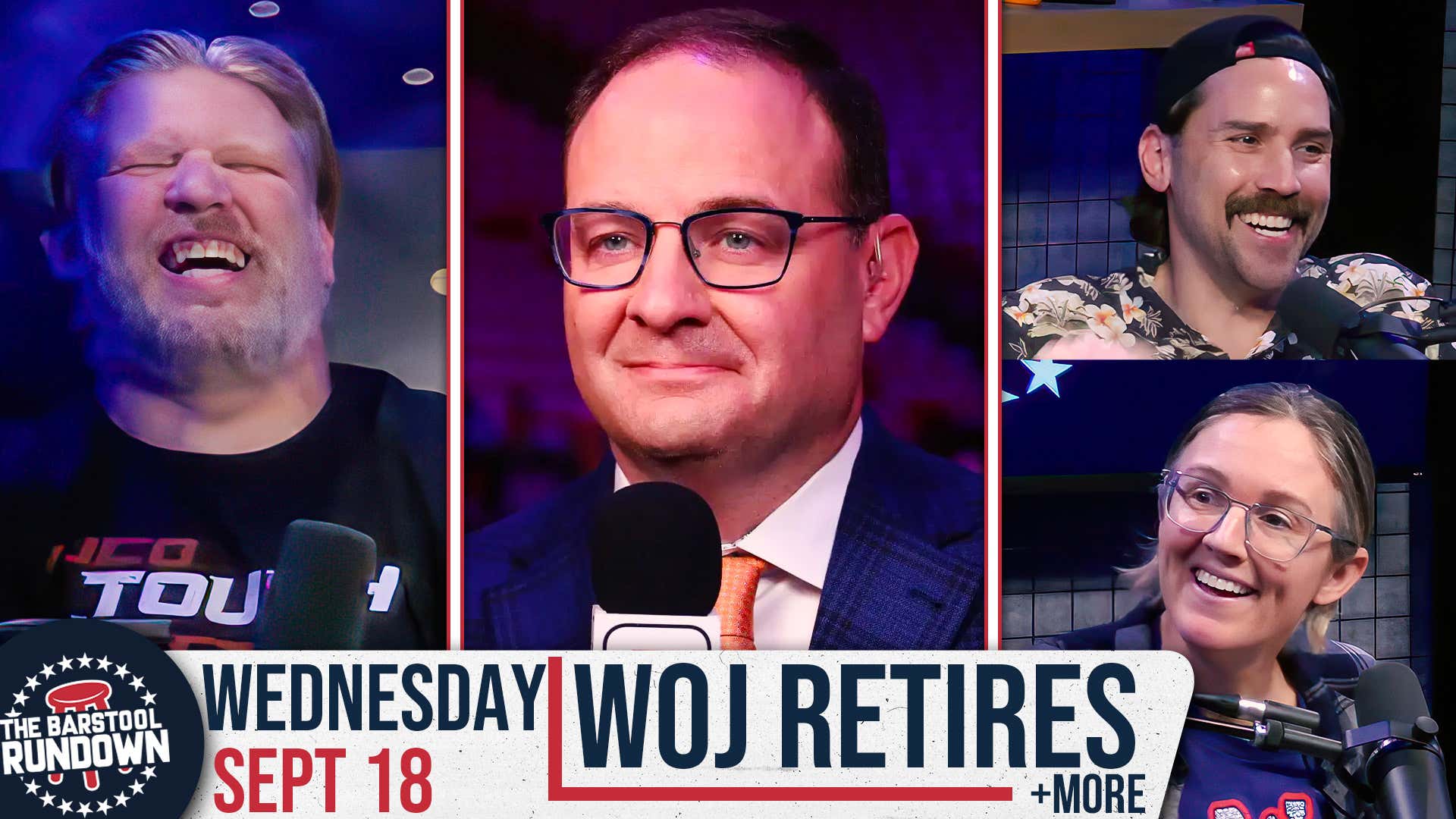 Woj Retired From ESPN... Or Did He? - September 18th, 2024 - Barstool ...