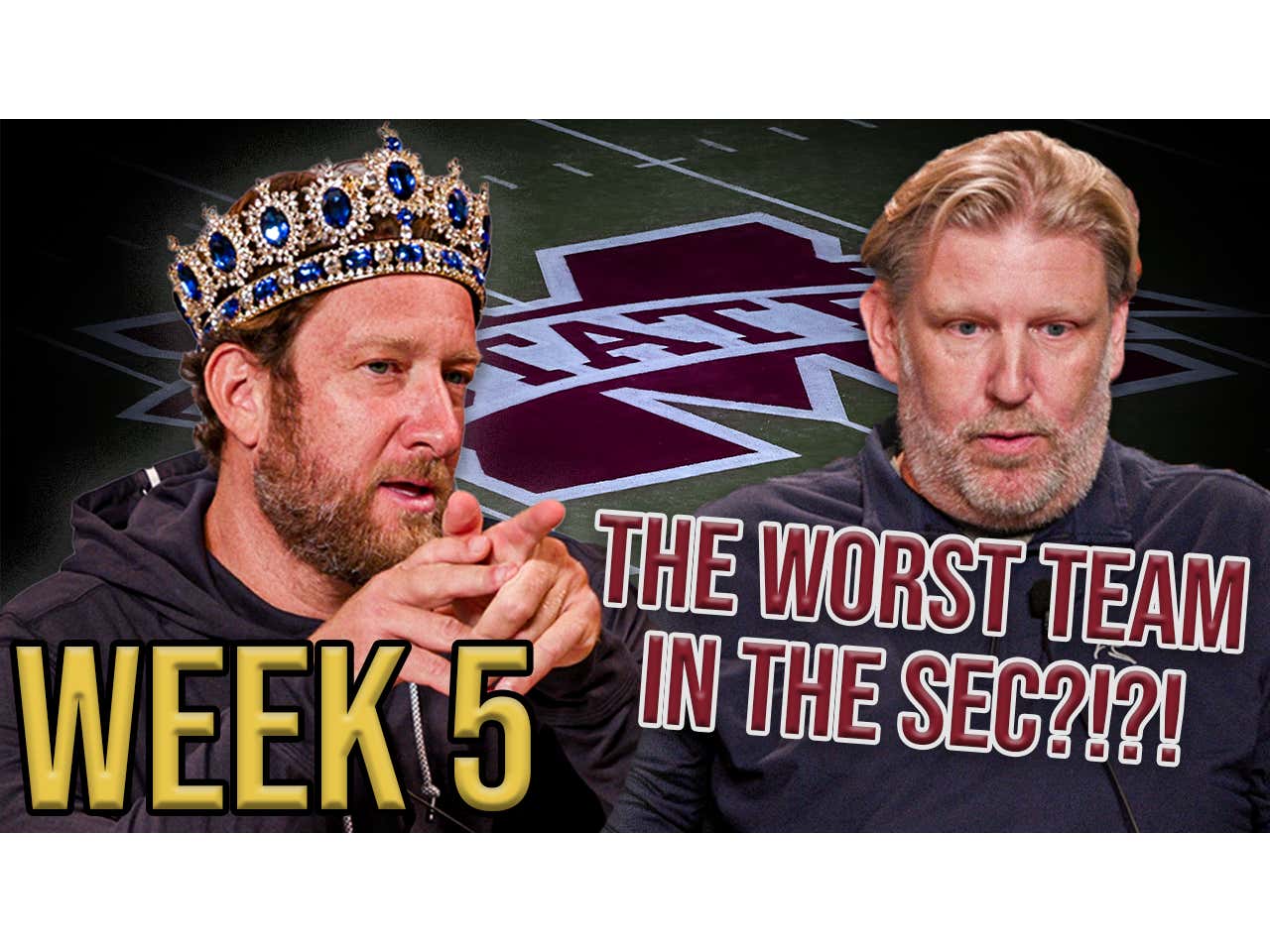 Mississippi State Is HOW Big Of An Underdog? | Barstool College Football Show Week 5 | Barstool Bets