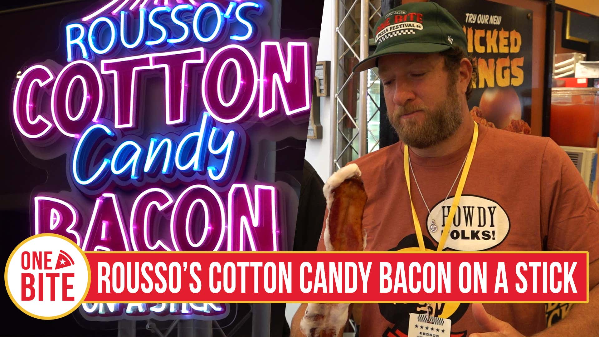 State Fair of Texas Review - Rousso’s Cotton Candy Bacon on a Stick ...