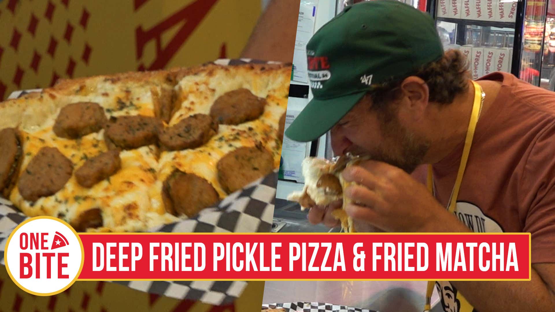 State Fair of Texas Review - Deep Fried Pickle Pizza & Fried Matcha ...