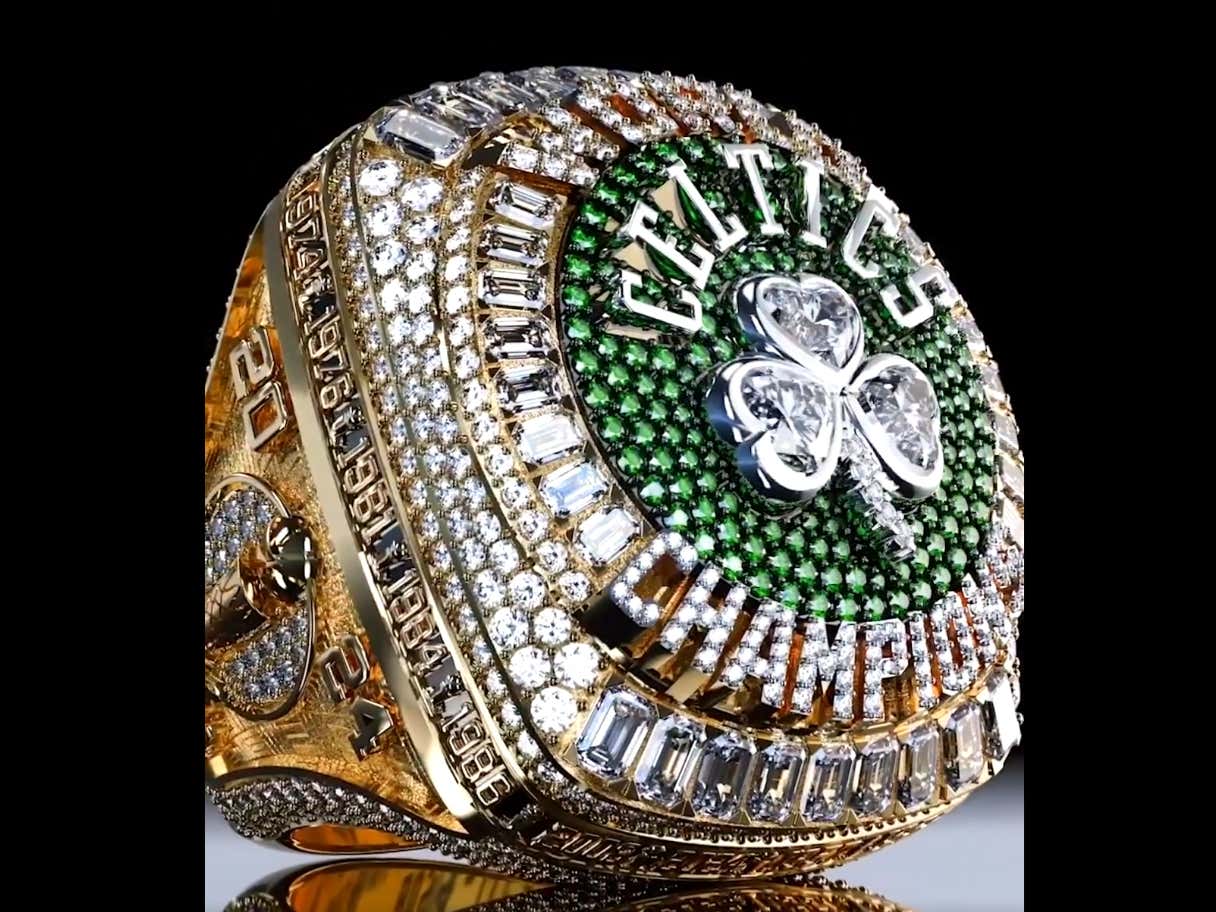 The Celtics Championship Ring Is Here And It Is SPECTACULAR | Barstool ...