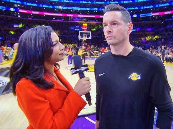 JJ Redick Staying Locked In While Talking To Taylor Rooks And Obsessing ...