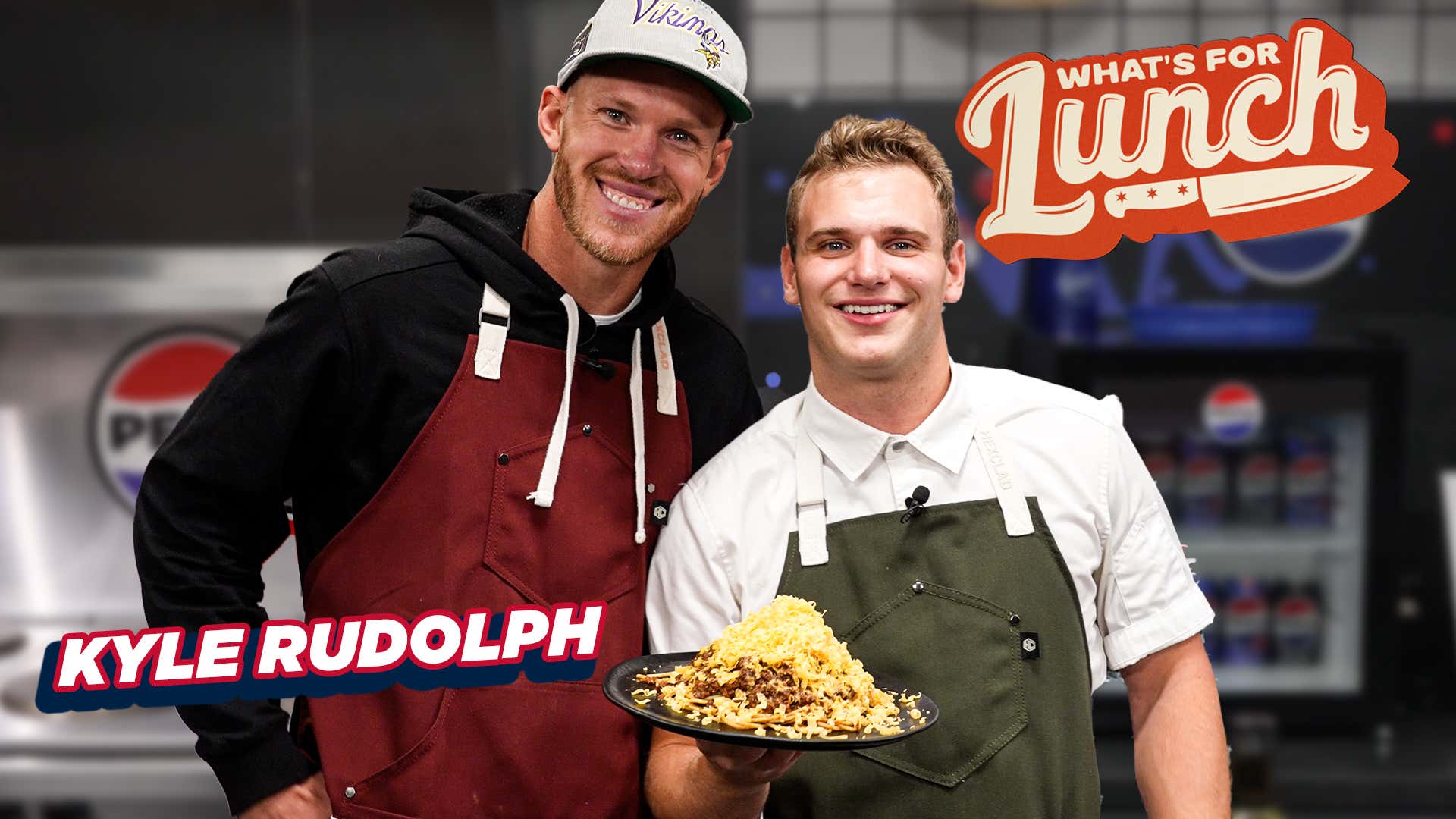 Whipping Up Skyline Chili With Kyle Rudolph | What's For Lunch ...
