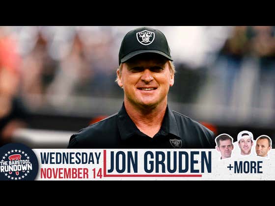 Jon Gruden Is Officially a Barstool Sports Employee - Barstool Rundown ...