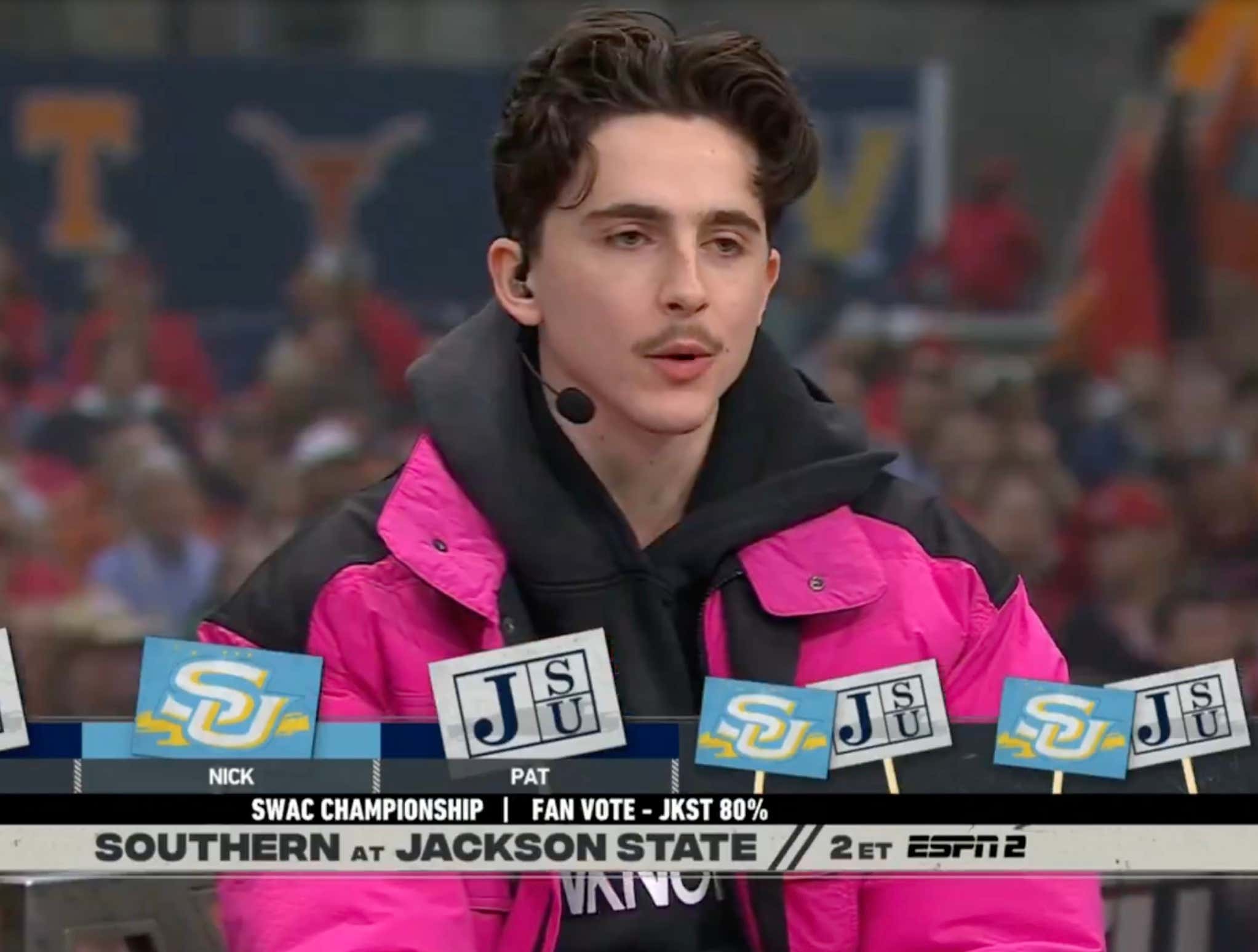 Timothée Chalamet Shocks The World With His Ball Knowledge | Barstool ...