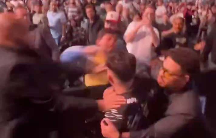Merab And His Team Got Into It With ANOTHER Fan At UFC 310 | Barstool ...