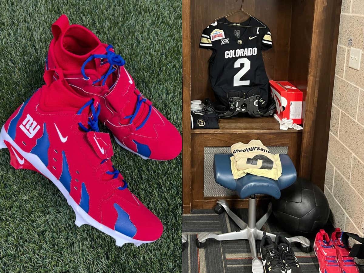 Shedeur Sanders Showed Up to The Alamo Bowl With Custom New York Giants ...