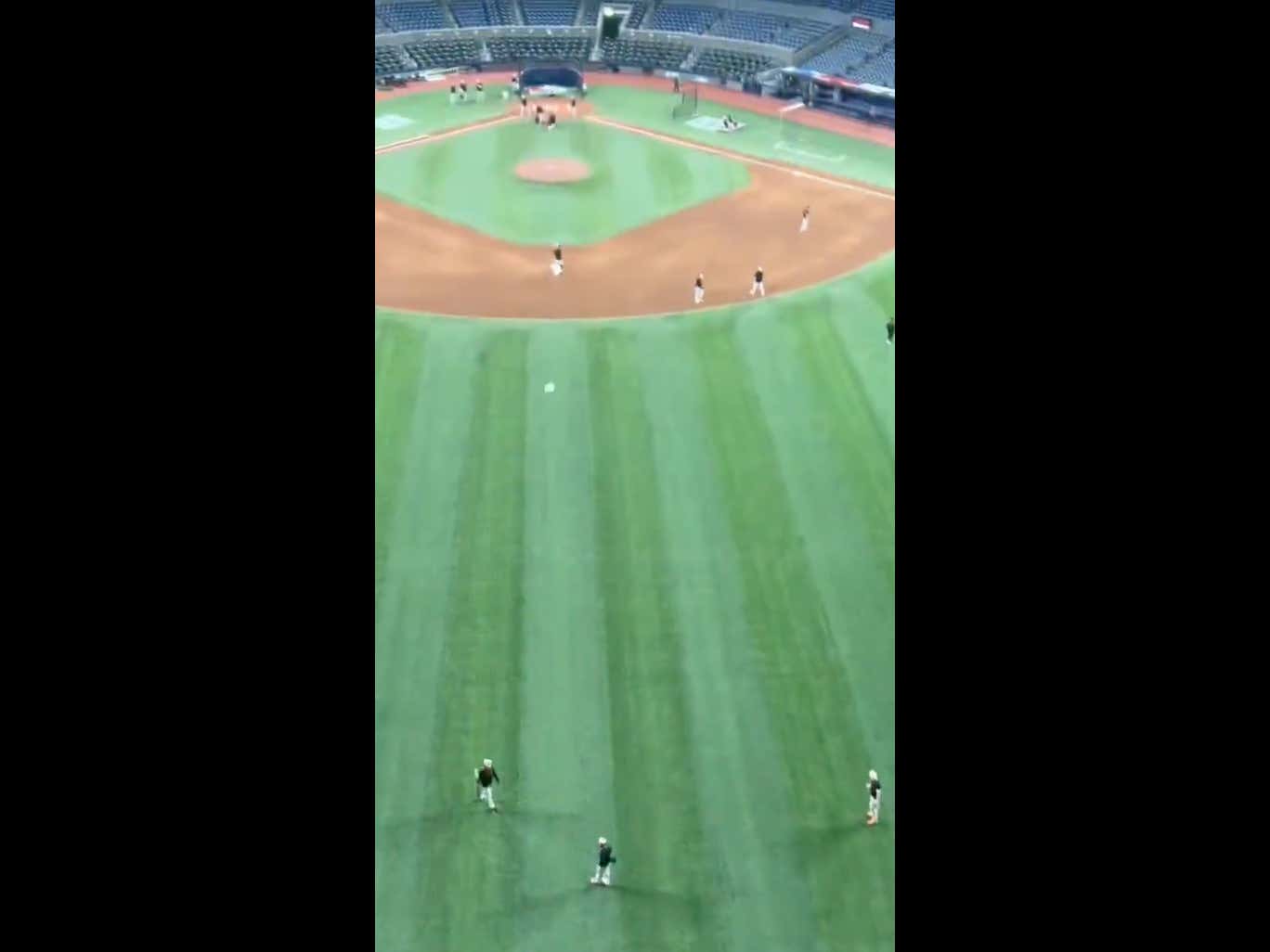 Colton Cowser Threads The Needle By Throwing A Ball 500 Feet Into The ...