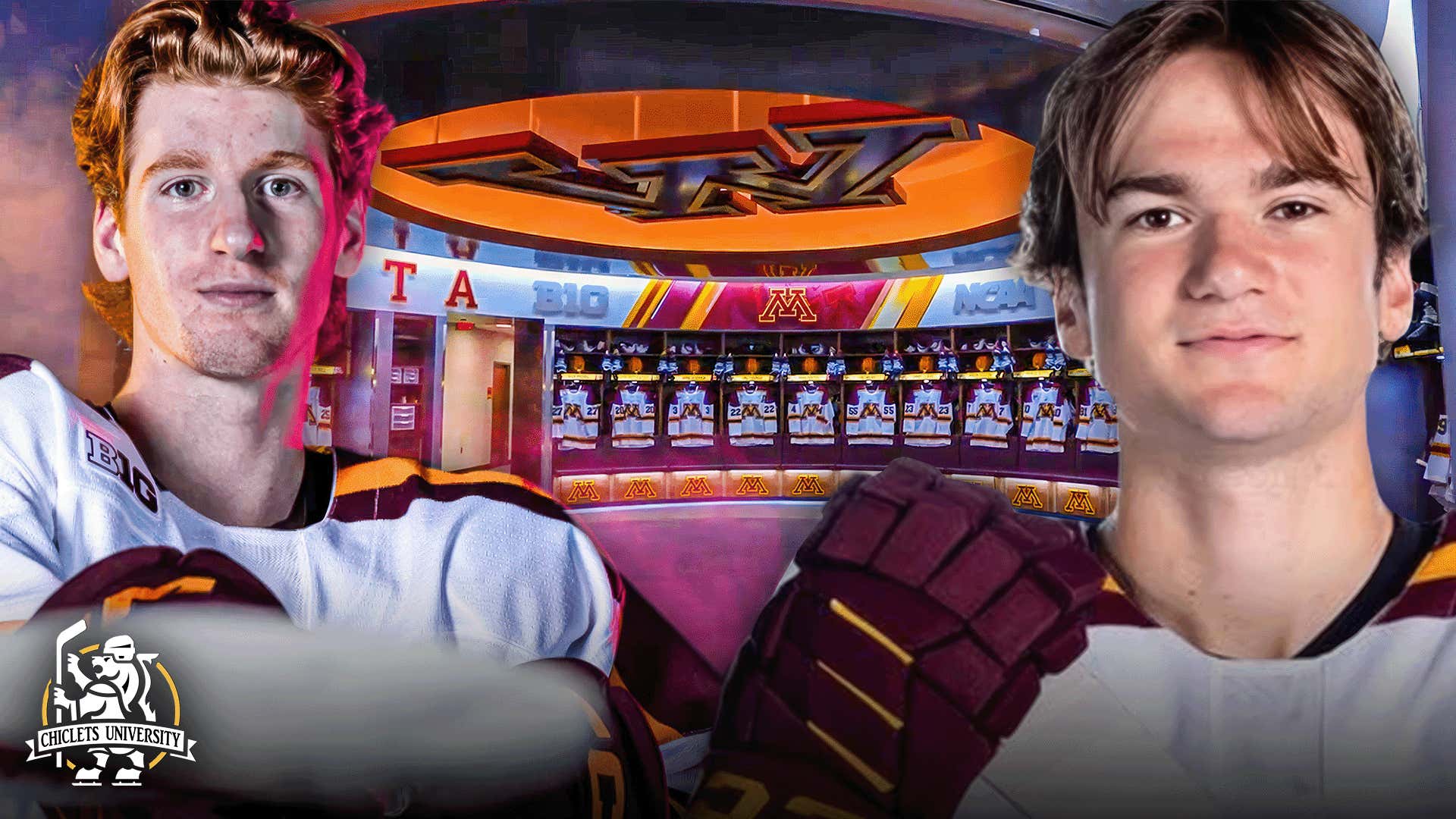 MINNESOTA GOPHERS LOCKER ROOM TOUR - Chiclets University | Barstool Sports