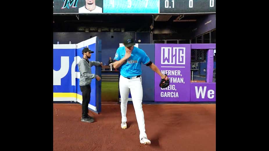 Marlins Closer Tyler Phillips Has Reinvented The Closer Entrance Game ...