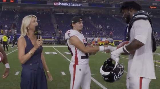 New Falcons Kicker Parker Romo Met Teammate Leonard Floyd For the First ...