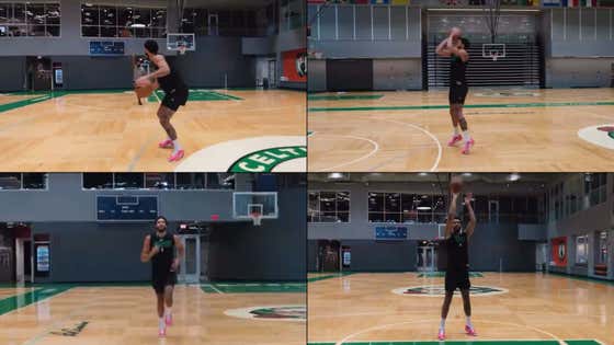 Jayson Tatum's First On Court Workout Footage Finally Dropped And He ...