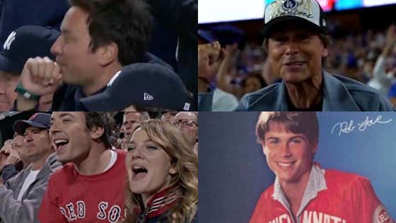 Yankees Fan Jimmy Fallon, Dodgers Fan Rob Lowe... I'm Starting to Think ...