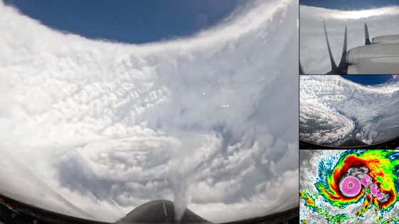 WATCH: Insane Clips From The Weather Plane Inside Hurricane Melissa's ...