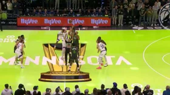 The Minnesota Timberwolves' NBA Cup Court Might Be The Worst Basketball ...