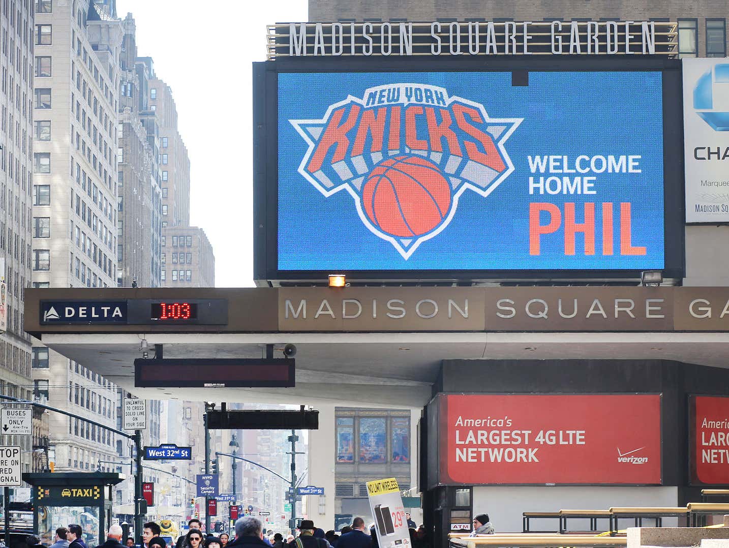 My Eulogy To The Massive Screen Outside Of Madison Square Garden That Has Inspired Us All