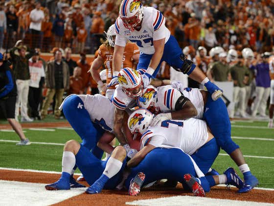WATCH: KU Walk-On Jared Casey's Parents React to His First Career Catch ...