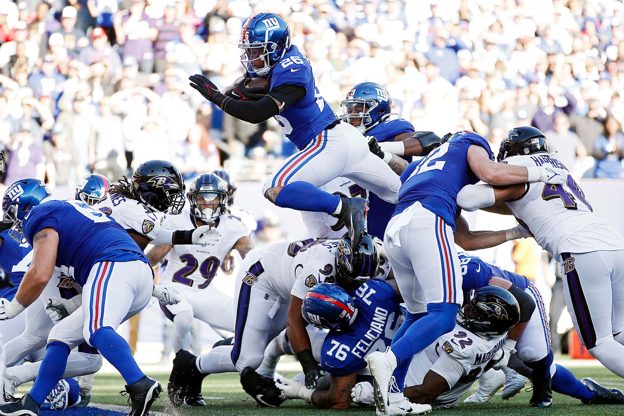 Ravens Shoot Themselves In The Foot One Too Many Times, Lose To Giants ...