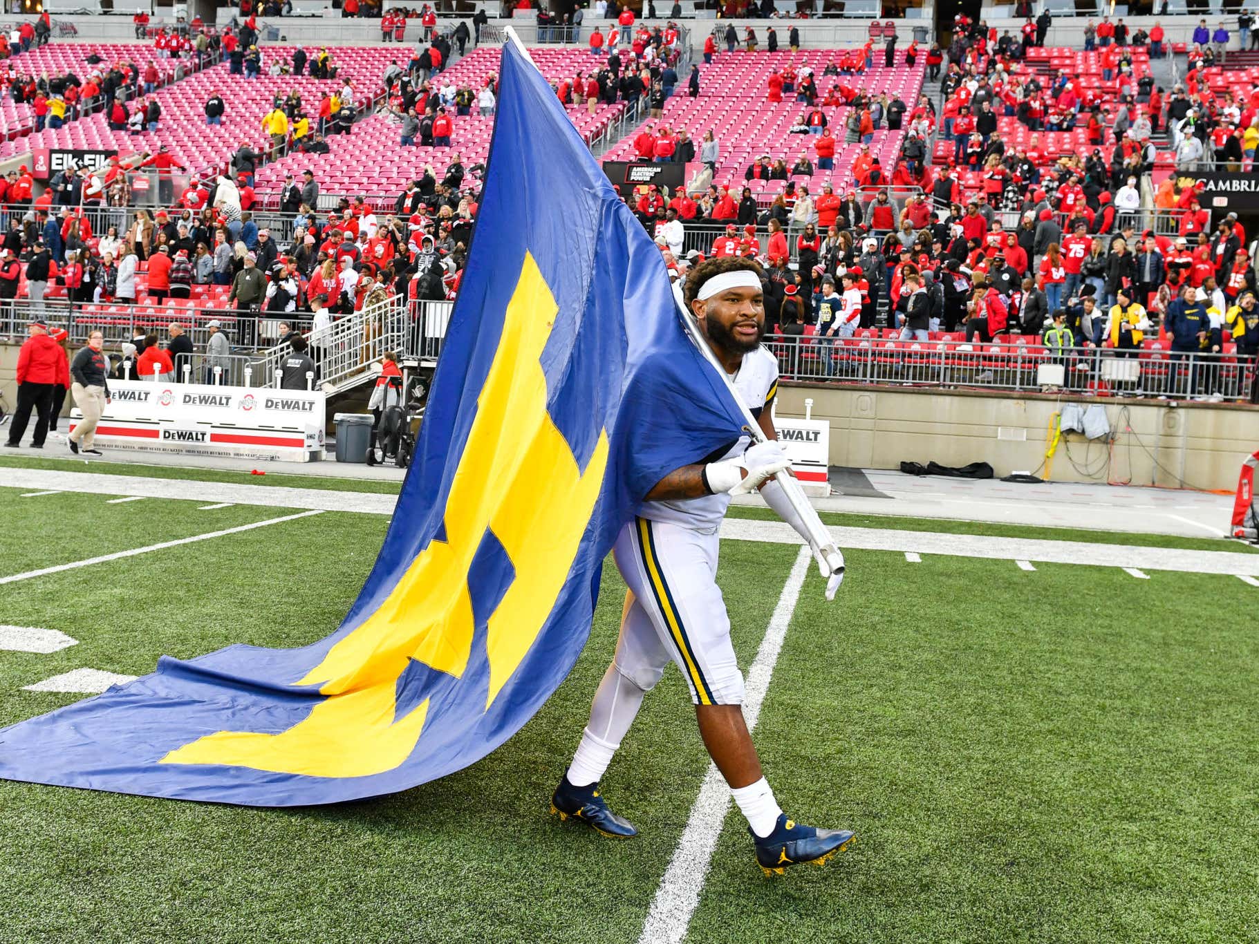Michigan Putting The Flag They Planted At Ohio State Into Their ...