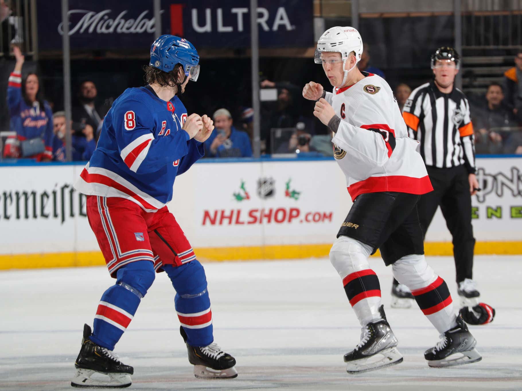 Nothing Gets The Boys Going Quite Like A Double Captain Center Ice ...