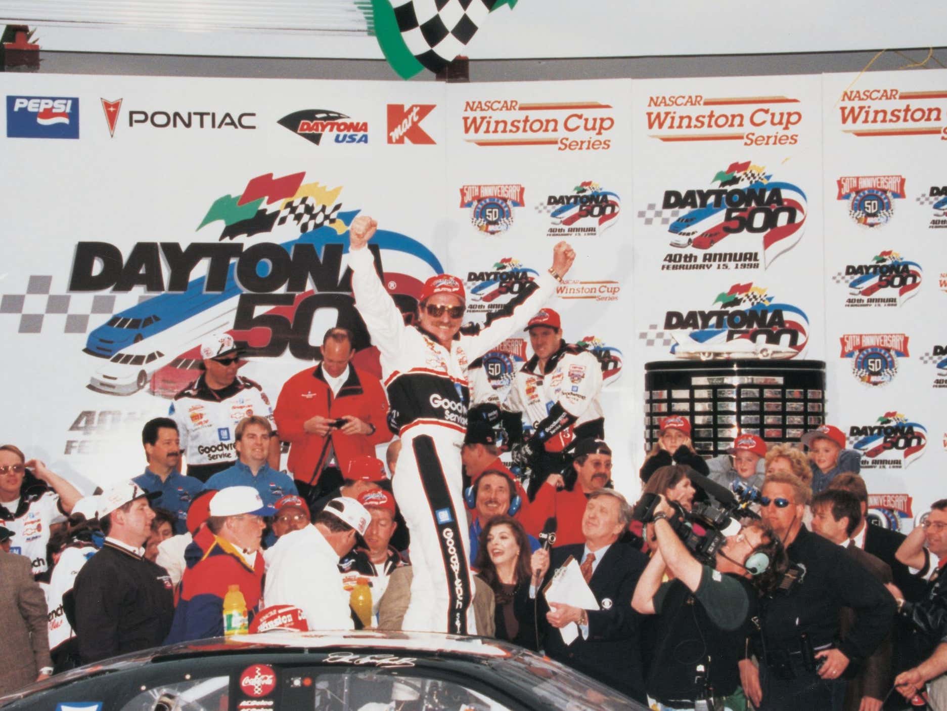 On This Date in Sports February 15, 1998: Dale Finally Wins the Daytona 500 | Barstool Sports